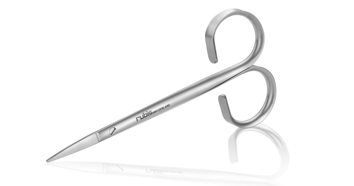1C300R/EL SCISSORS WITH ROUNDED TIPS | rubistech